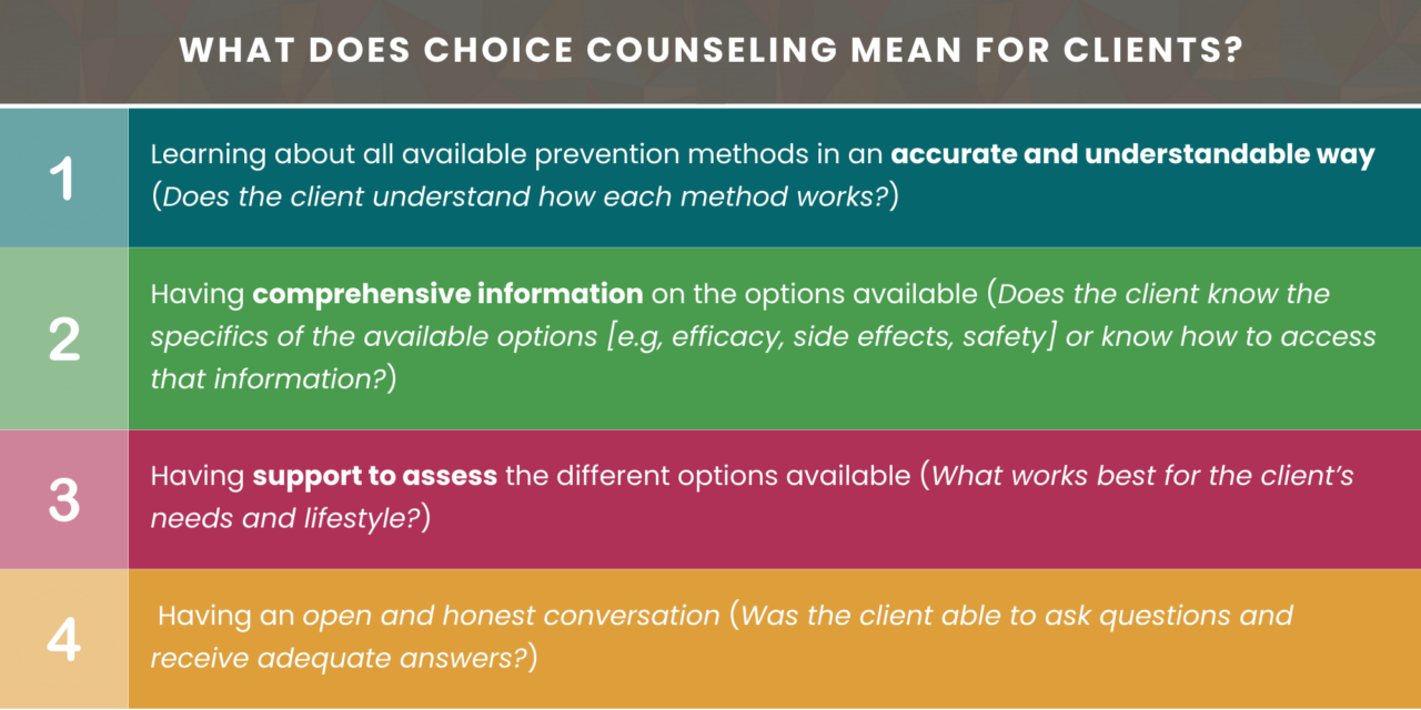 CHOICE COUNSELING: A CONVERSATION THAT CENTERS THE WANTS AND NEEDS OF ...